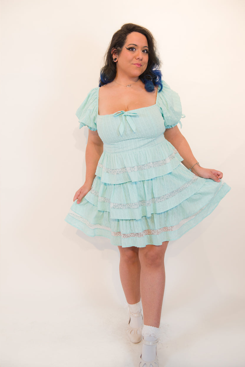 Mint Parfait Mini Dress – Miss Candyholic