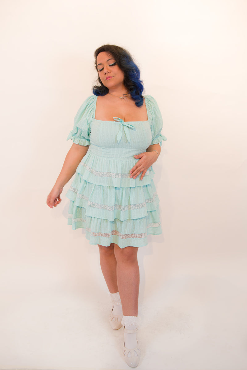 Mint Parfait Mini Dress – Miss Candyholic
