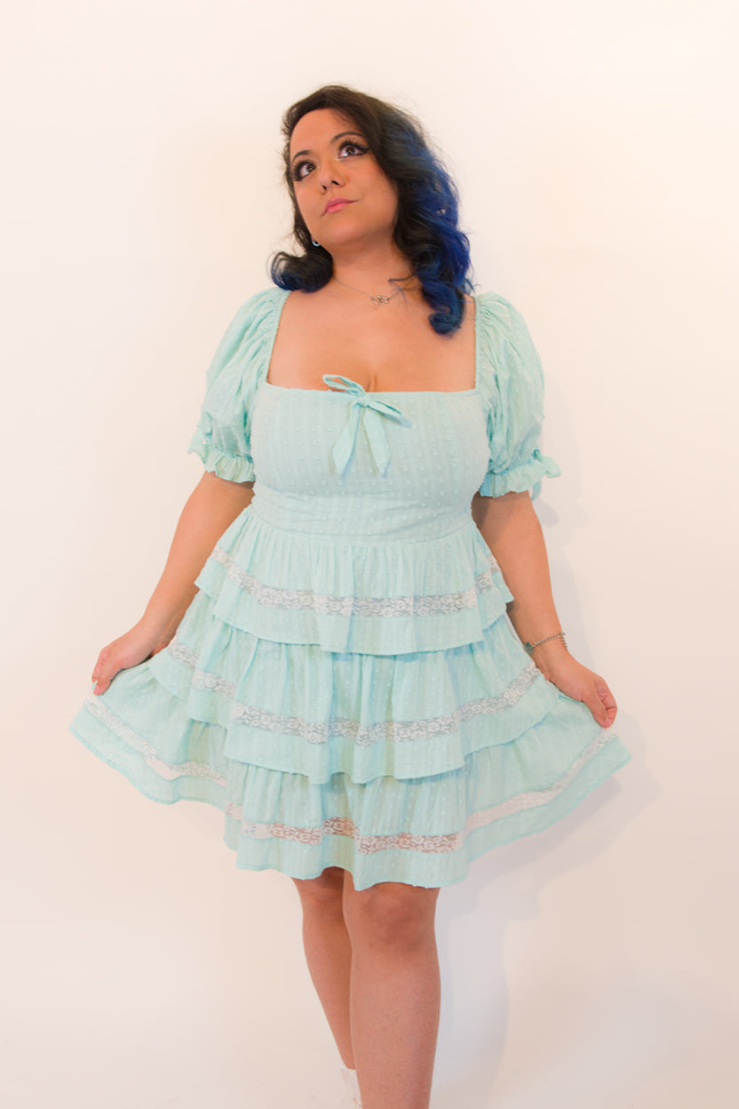 Mint Parfait Mini Dress – Miss Candyholic